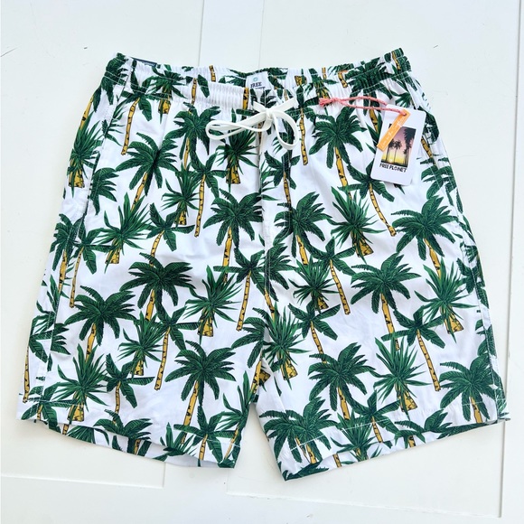 Free Planet | Shorts | Final Sale Free Planet Tropical Palm Tree Shorts ...
